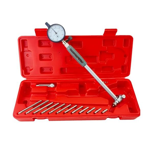 インダストリアル-/-/シリンダーゲージ 50~160mm・サイズ? 測定範囲は（50mm〜160mm）、深さ150mmまで対応する。精度は0.01mmです。12個のアンビルが付属し、様々なサイズの測定に対応します。・深穴測定対応? 深さ1...