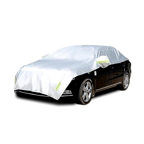 シルバー/セダン/-・Size:セダン・セダン対応：車長約4.5m-4.9m対応　重さ：約1.7kg（台風強風条件では使用に適さないので、ご注意ください。）・高品質ボディーカバーは紫外線や汚れ、ホコリ、雪、霜、鳥の糞から愛車を守ります。その...