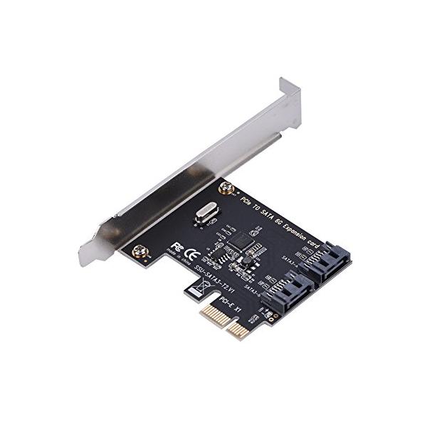 標準・パッケージ個数:1・2-port SATA3 拡張カード・2つのSATA3.0インタフェースは、最大6Gbpsの転送速度を提供しています。・対応OS：Windows 7、8（64ビットと32ビット）、8.1、10、Mac、Linux。...