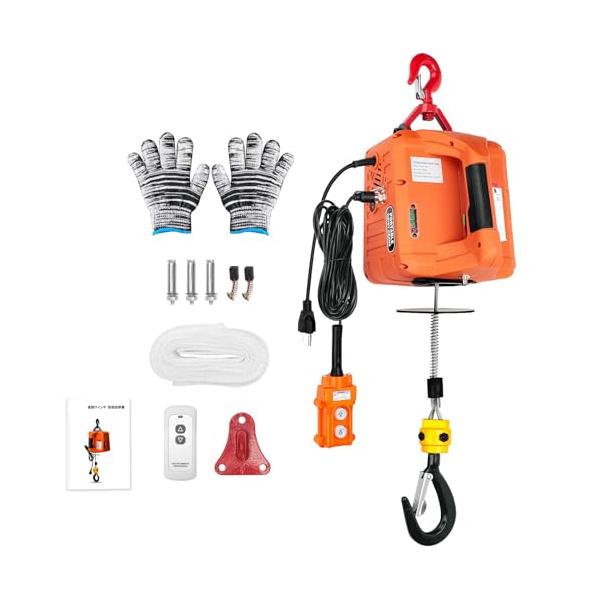 WYLM008JPレッド/22x20x15cm/WYLM008JP・Style:WYLM008JP・パッケージ個数:1・幅広く使える手で持ち運べるポータブルの電動ウインチです。本体サイズは22*20*15cmで、作業現場へ持って行くのはラク...