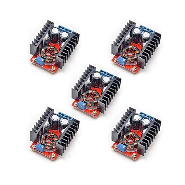 パッケージ個数:5・昇圧型モジュール・簡単にDIY本商品は昇圧型DC-DCコンバータを搭載した昇圧モジュールです。10-32Vの電源を簡単に調整可能の出力になれます。・入力電圧　DC 10V-32V　出力電圧　DC12V-35V（調整可能）...