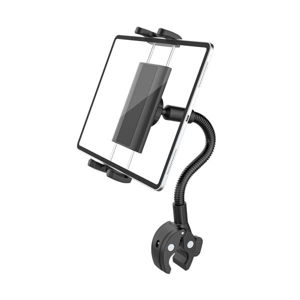 -/-/アームタブレットスタンド・対応機種この室内バイクハンドルバーマウントは伸縮幅サイズが12?25cmで、 すべての4?13インチのデバイスに適合します。対応タブレット：iPad Pro 9.7 / 10.5 / 11 /12.9 イン...
