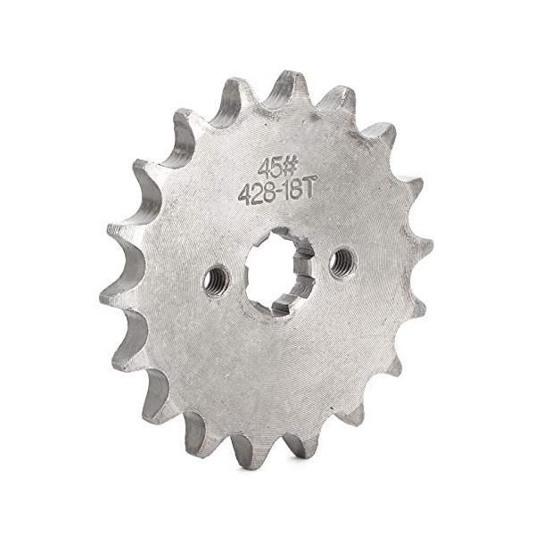 popular/normal/-・パッケージ個数:1・噛合中のチェーン リンクの衝撃と接触応力を最小限に抑える 18 枚の歯。・フロント スプロケット コグは、PIT PRO トレイル ダート バイク、Thumpstar ダート バイク 1...