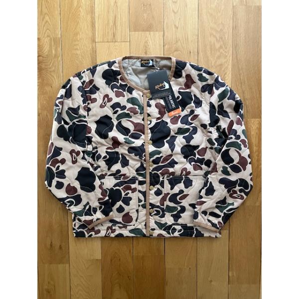 ROKX,ロックス,ロックスキルティングジャケット,ROKXキルティングジャケットROKX ロックスからQUILT CAMOUFLAGE CARDIGAN insulanted POLARTEC POWER FILL（DUCK CAMO）が...