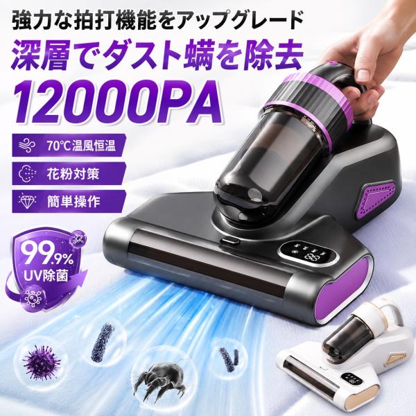 商品情報 ■商品名：分離式掃除機・布団クリーナー■格定電圧：12V■入力電圧：5V/2A■格定消費電力：100W■商品サイズ：220*210mm〔お勧めポイント〕分離式デザインで、様々なシーンで活躍 ダニ除去モード/掃除モード・ワンキーで切...