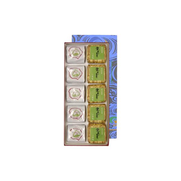 赤坂青野　和菓子詰合せ　贈答品  ●ひとつぶ × 5 = 赤坂青野は、栗本来の美味しさは、丸一粒食べる事にあると考え、あえて一粒を砕かずに中に入れました。栗を蜜煮して餡との調和を考えて作っています●栗むし羊羹 × 5 : 程よい甘さの蒸しよ...