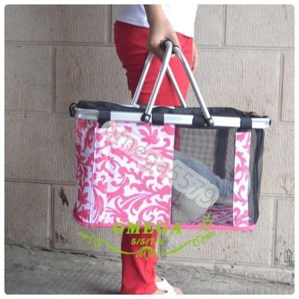 ペットキャリーバッグ 犬 猫 折りたたみ式 手提げ おしゃれ ペット用 ペットキャリー リュックストリート アウトドア お出かけ 通気性良い[サイズ]：L*25cm*26cm犬猫ちゃんお散歩やお出かけ、旅行や動物病院への移動時に便利に使用す...