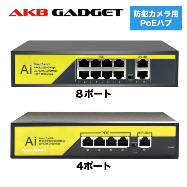 【高出力120W・802.3at/af対応】【最大250m延長・1000/100/10Mbps対応】【プラグ＆プレイの簡単接続（アンマネージド型）】【AI PD検知機能】【頑丈な金属製ケース＆静音設計】【4KV雷サージ保護機能】