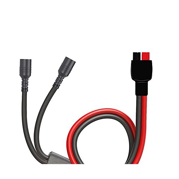 【DC8mm（メス）からAPP】並列接続用ケーブルは、DC8mmメスコネクタ端子出力のソーラーパネルからアンダーソン端子入力のポータブル電源に電力を供給することができます。【ポータブル電源APPコネクタ専用ケーブル】2つの8mmメスコネクタ...