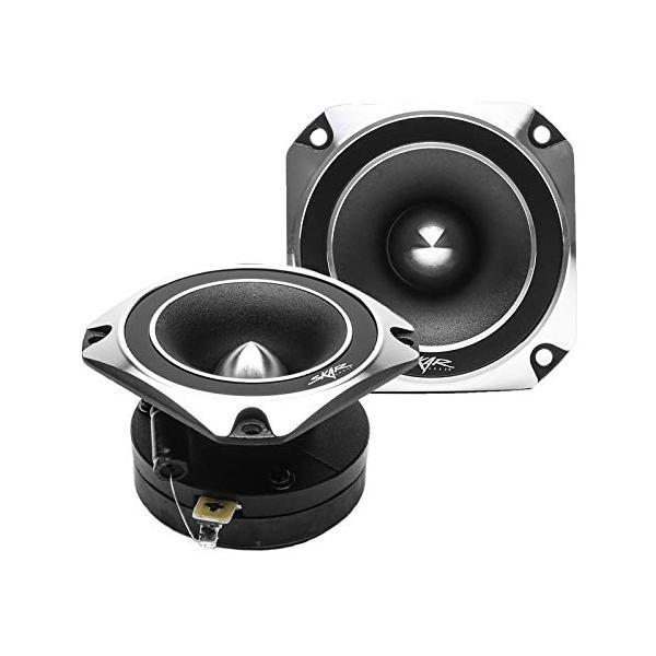 3.5インチ高圧縮チタンブレットスーパーツイーター。最大電力:500ワット。RMS電力: 300ワット。各ツイーターの最大電力定格は250ワット、合計500ワットです。1インチ 高温 カプトン ボイスコイル インラインコンデンサ クロスオー...