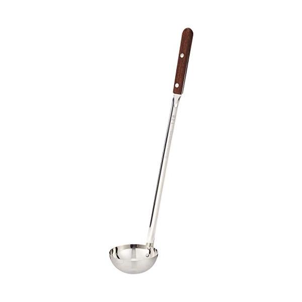 外寸 :φ80×370(柄長)mm材質:18-8ステンレス・柄:ローズ製品重量:150g