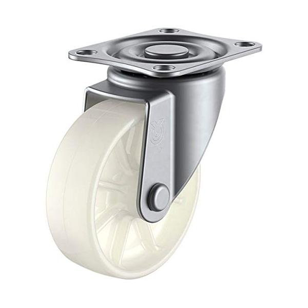 ●許容荷重(daN):70●車輪径(mm):65●取付高(mm):85●取付寸法(mm):55×42●車輪材質:ナイロン