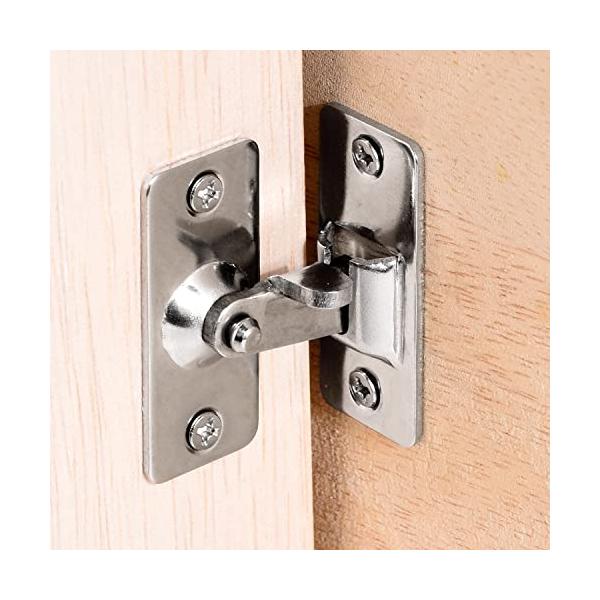 「phoenixJ」製のドアロックは、ねじを回すだけでお手軽にドアや窓、網戸に取り付ける事が可能となっております。丈夫でさびにくいステンレス素材採用！さびにくいため、屋外の物置や小屋などにもご使用いただけます。棚やキャビネットの鍵に使用する...