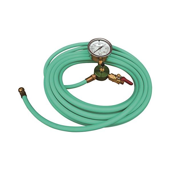 ホース長さ10ｍ 圧力ゲージ付き、オスメスのネジ規格8V1