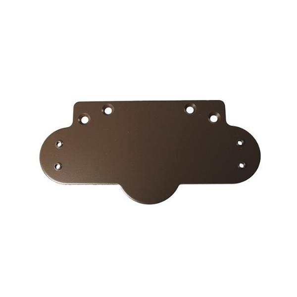 品番:S-102P用背板用途:ドアクローザー用背板カラー:チョコ