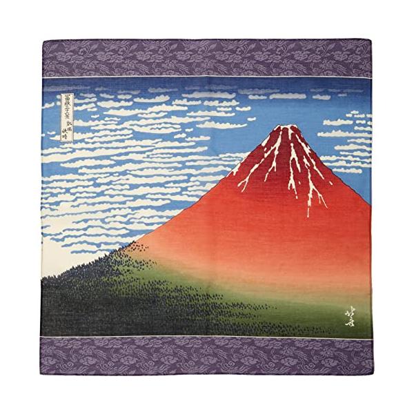 日本製約47.5×47.5cm綿100％ランチョンマットやお弁当包みにも使える大判サイズのハンカチ。浮世絵や美人画、大和絵等、日本の伝統的絵画のデザインは国内外で人気でプレゼントにもおすすめです。山本仁商店は京都の伝統の文様や多様なデザイン...