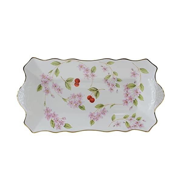 商品サイズ:約31.5×15.5×3cm商品重量:0.55kg素材:ファインボーンチャイナ