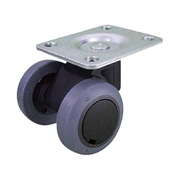 許容荷重(kgf):60車輪径D(mm):50車輪幅(mm):70取付高H(mm):63取付座A×B(mm):74×61取付ピッチX×Y(mm):55×42取付穴径P(mm):8.5色:黒プレート式