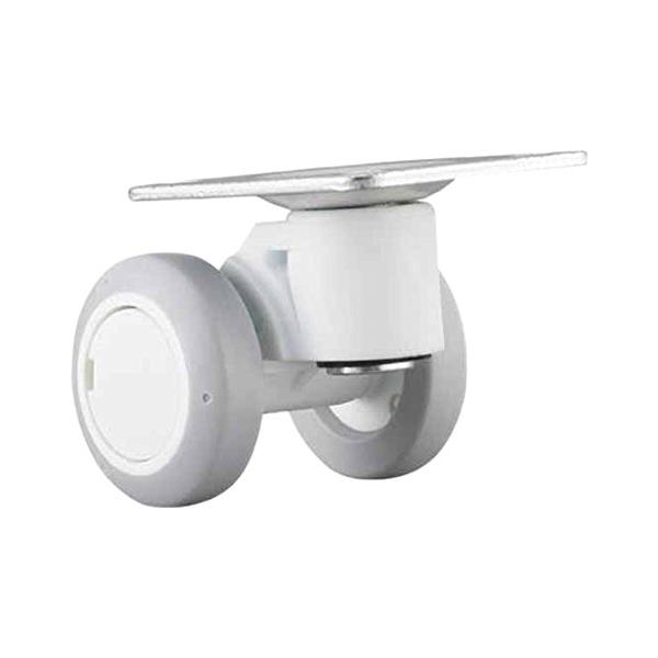 許容荷重(kgf):60車輪径D(mm):50車輪幅(mm):70取付高H(mm):63取付座A×B(mm):74×61取付ピッチX×Y(mm):55×42取付穴径P(mm):8.5色:白プレート式