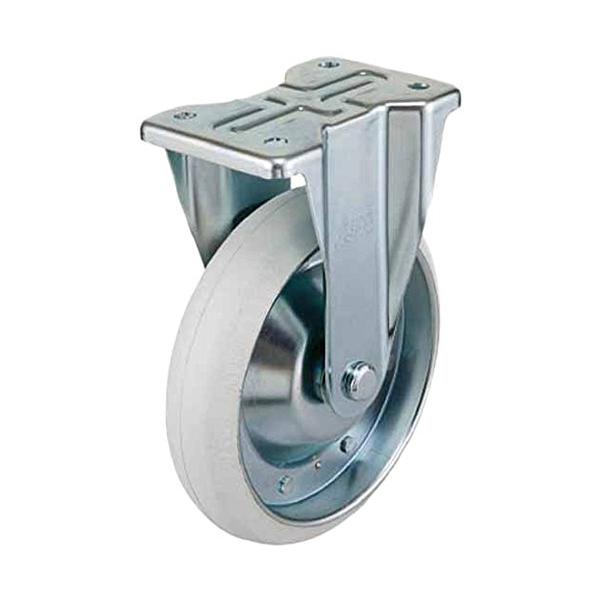 ●車輪にホワイトゴムを採用し、床面の汚れを防止しながらもゴム車輪の使いやすさを両立しました。●超特殊鋼フレームにより軽量と高耐久を実現しました。●クリーンルーム内などでのご使用に最適です。●許容荷重(kgf):255●車輪径D(mm):20...