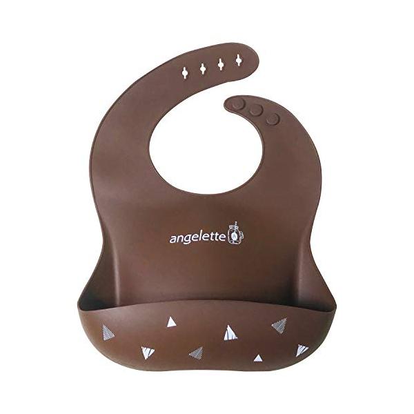 本体：縦約30cm 横約23cm 首回り：約29.5~34cm 立体ポケット幅：約5cmシリコン樹脂100%angelette Juice Barシリーズ ジュースバーに置いてあるような、 フルーツジュースやシェイクの色合いをイメージした美...