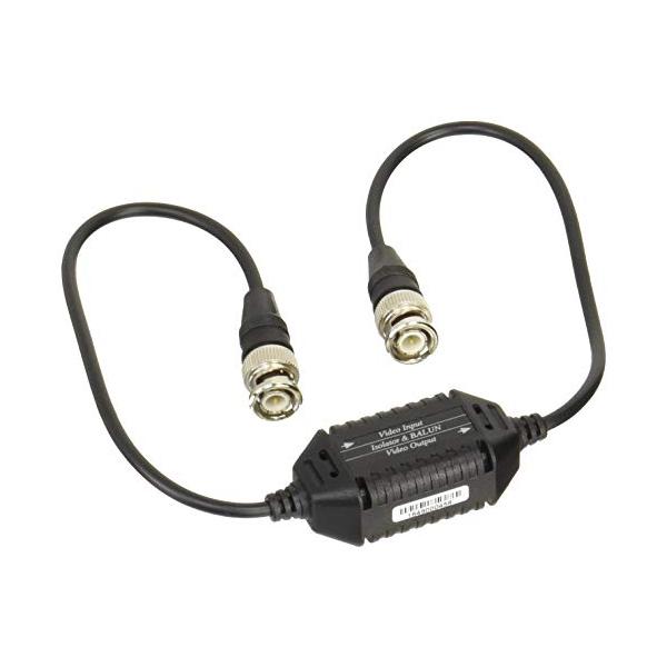 同軸アイソレーター様々なノイズから引き起こされる映像信号の不安定化を解消入力映像信号と出力信号をフロートしノイズ成分を遮断●見込まれる改善:電灯線ノイズ/インピーダンス整合/ビデオクロストーク/位相ずれ/色ずれバラン・サージプロテクター内蔵