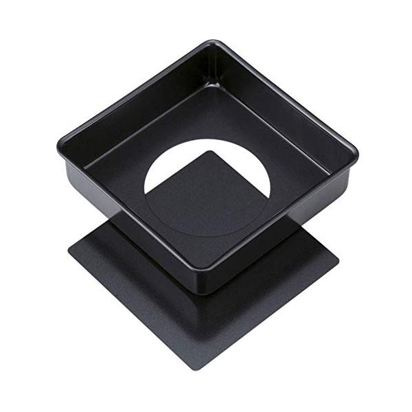 【かんたん! すぐできる! オリジナルスイーツをつくろう!】型ばなれもしやすく、きれいに作れる!後片付けラクラクの底取タイプ!自分だけのオリジナルケーキをつくろう!サイズ:16.1×16.1×4.6cm素材・材質:鉄(シリコーンポリエステル...