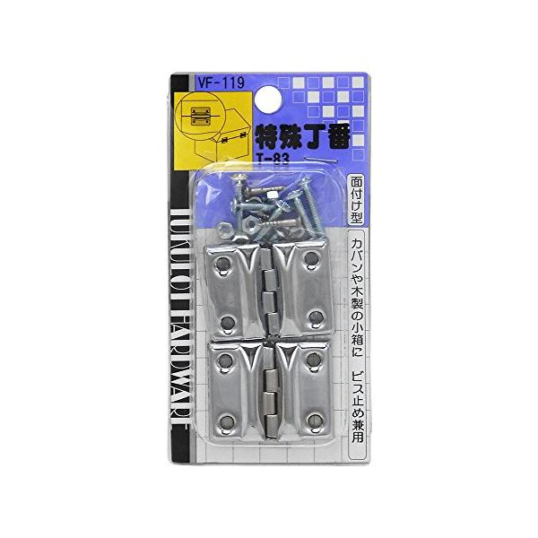 本体:鉄 仕上げ:クロームメッキ 使用ネジ:ユニクロ3X20mm 2.4X13mm注意:取り付けの際、木部の割れやネジの破損を防ぐためキリで下穴を開けてください