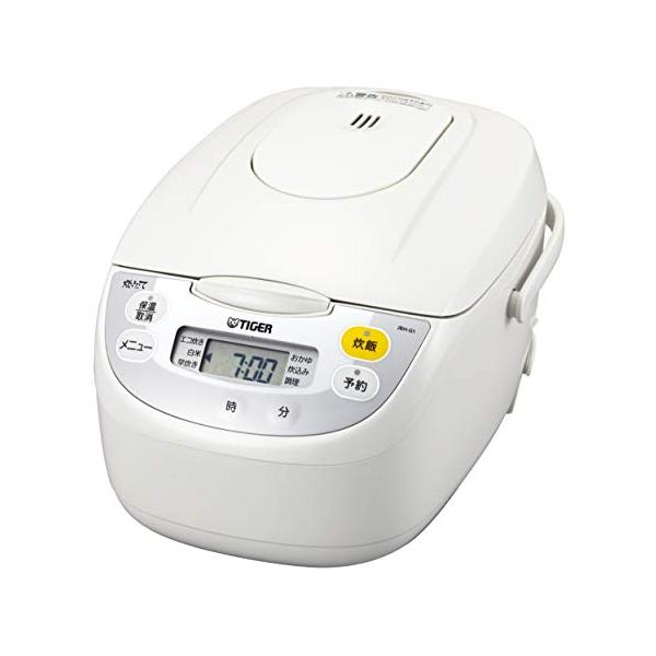 本体重量(kg):3.9炊飯容量 : 一升付属品:計量カップ1年機能 : 保温12時間、液晶、炊き上がり予約タイマー(2メモリー)、保温時間経過表示容量: 10合年間消費電力量:133.6kWh/年最大消費電力:895W本体サイズ:幅28....