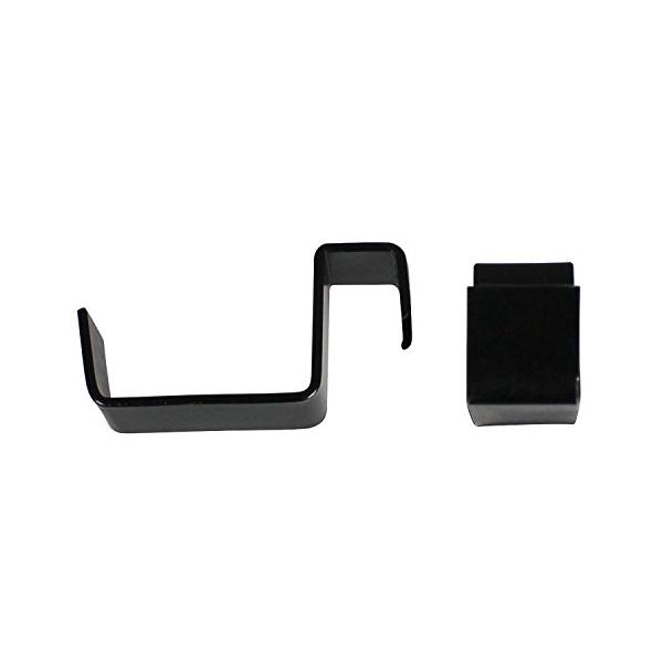 カラー:黒色素材:鉄仕上げ:黒色塗装仕上げ:入り数:1組受幅け30mm鴨居幅30mmに対応