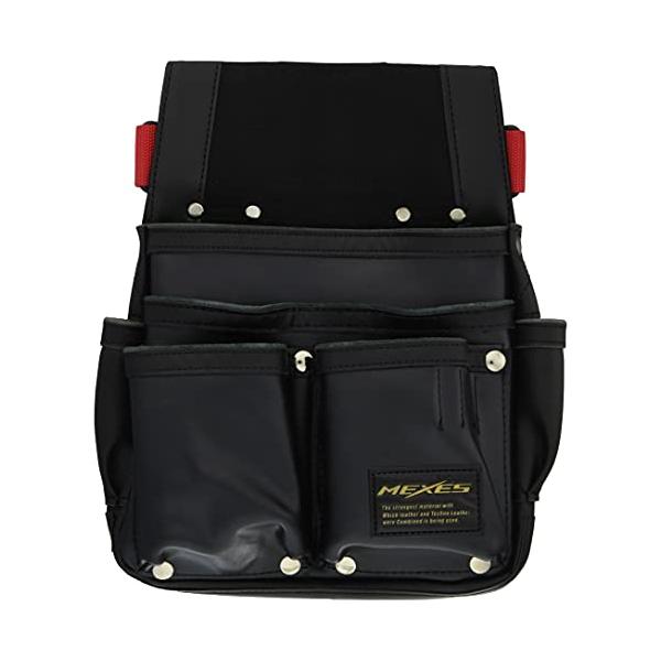 裏側曲尺収納ポケット付大型Dリングフック付でセーフティーコード等、取り外しが簡単。内側補強加工で強い耐久性でヨレない! !