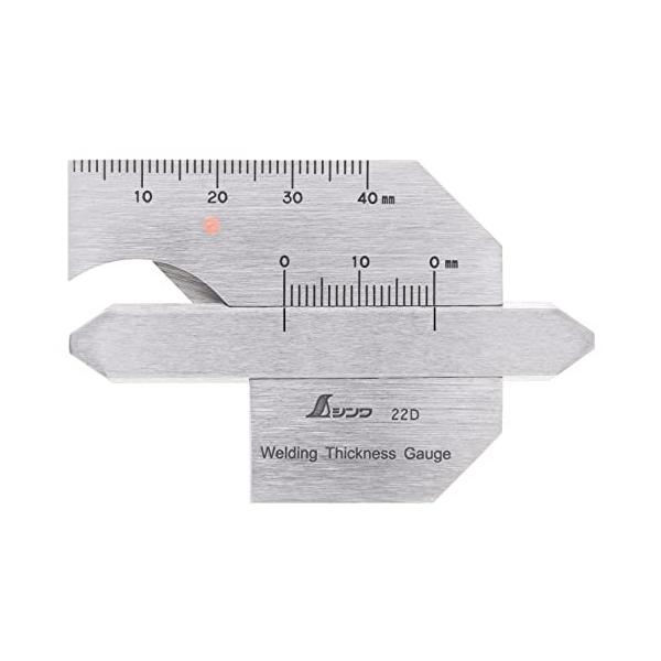 本体サイズ:70.5×48×7mm製品質量:85g材質:ステンレスケース付で携帯に便利すみ肉の大きさ(脚長)・肉盛寸法(補強盛寸法)等、あらゆる溶接検査の測定に使用できます