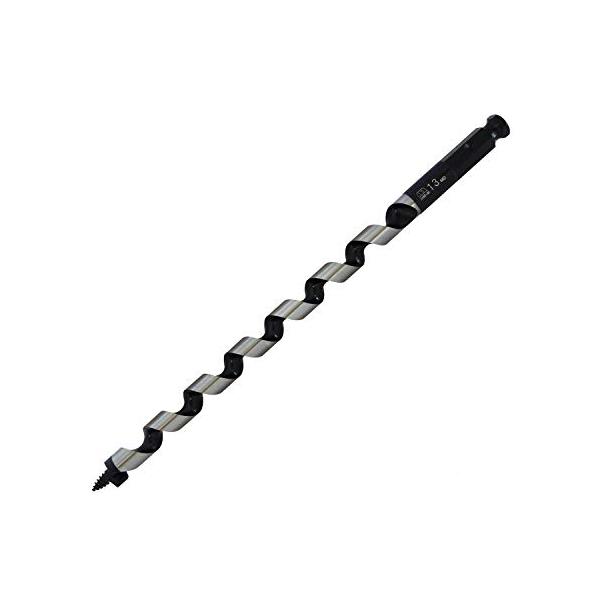 サイズ:13mm全長:250mmネジ丈:195mm軸径:12.5mm使用工具:電気ドリル13mmチャック適正回転数:600回転/分以下対象材:木材
