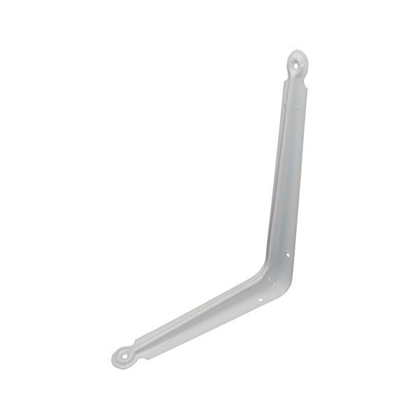 カラー: 白仕上: メラミン焼付塗装及び粉体塗装仕上げサイズ(cm):W20×H25耐荷重/1本:45Kg【付属品】 ・十字穴付丸皿ユニクロ木ネジ:3.1×16 3本 3.5×25 3本