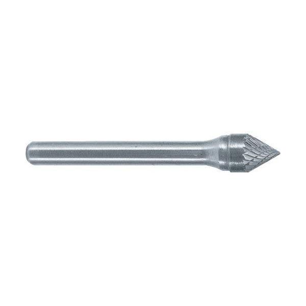 形状:円錐型60°(ダブルカット)タイプ:ロー付最高使用回転数(rpm):16000刃径(角度)×刃長×軸径×軸長(mm):16.0(60°)×14.5×6×46.5刃先タイプ:品番の末尾 S付・シングルカット、Sなし ダブルカット軸長50...
