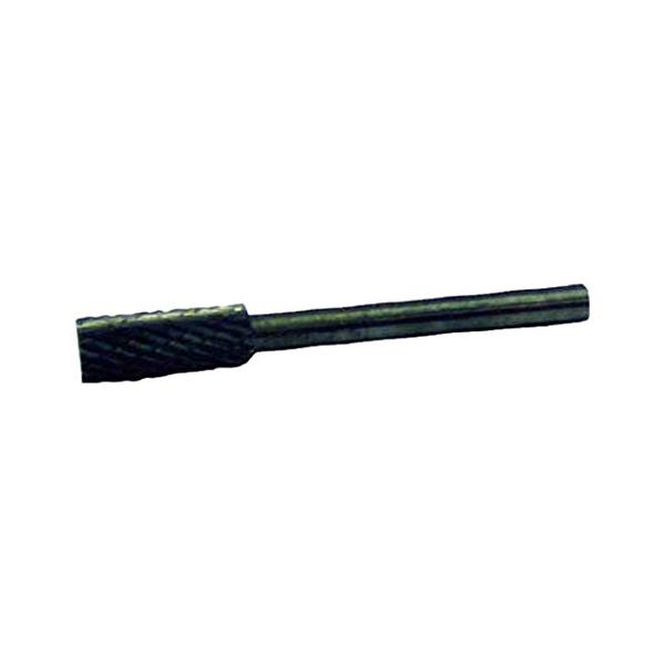 形状:円筒型(ダブルカット)タイプ:オール超硬最高使用回転数(rpm):38000刃径(角度)×刃長×軸径×軸長(mm):5.0×12.7×3×25.3刃先タイプ:品番の末尾S付 シングルカット、Sなし ダブルカット
