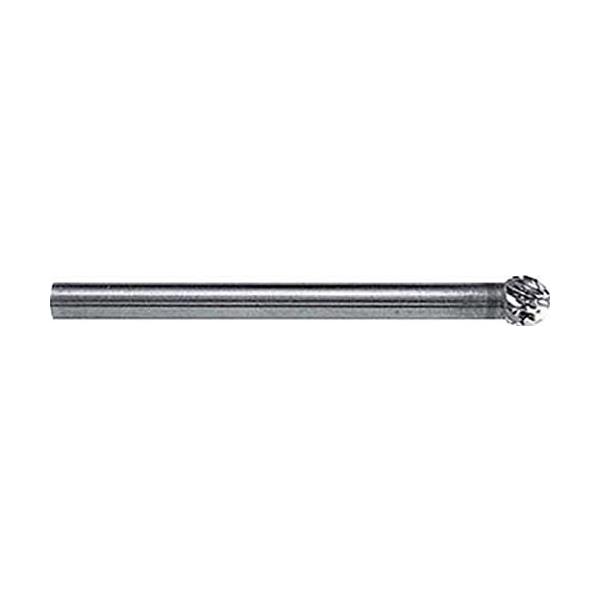 形状:球型(シングルカット)タイプ:オール超硬最高使用回転数(rpm):41000刃径(角度)×刃長×軸径×軸長(mm):4.0×3.4×3×34.6刃先タイプ:品番の末尾S付 シングルカット、Sなし ダブルカット