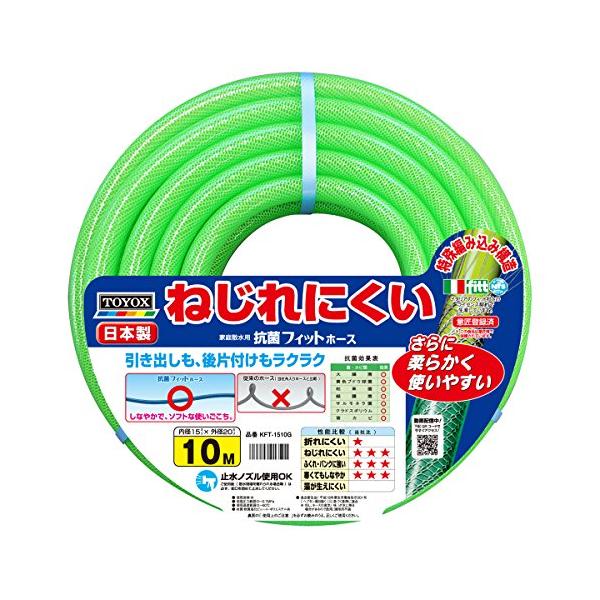 内径15ミリ×外径20ミリねじれにくい・耐圧・耐寒・抗菌・クリア