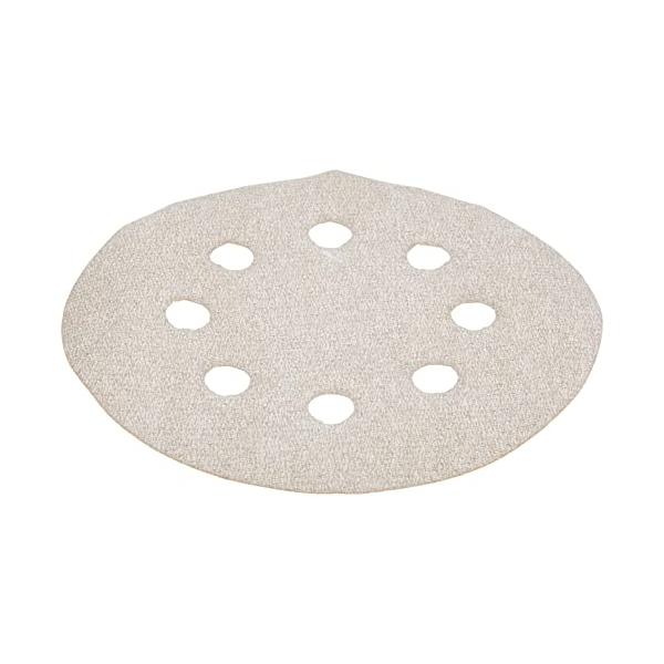 サイズ:直径125mm粒度:600仕様:マジック式、吸じん8穴あき材質:クラフト紙、熱硬化性樹脂、アルミナ砥材