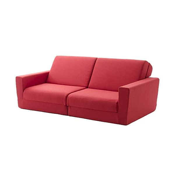 本体重量:56kg生産国:日本材質:【中材】ウレタンフォーム スチールパイプ ポケットコイル【側生地】ポリエステル100%座面はポケットコイル使用折りたためばソファに、伸ばせばベッドとして使用できます