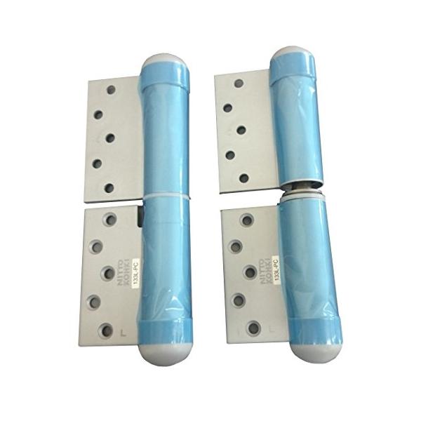 適用ドア:アルミ製・軽量スチール製ドア用適用ドアサイズ(mm):(W)900以下、(H)2100以下、(D)30以上適用ドア質量(kg):40以下ストップ機構:なし最大調整角度:180度 一方開き本品はスプリングヒンジとダンパーヒンジ各1枚...