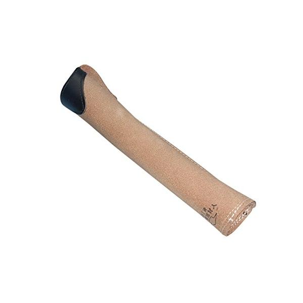 特長１：溶接棒収納専用ケース。特長２：底は樹脂補強で丈夫。全長：約３００ｍｍ