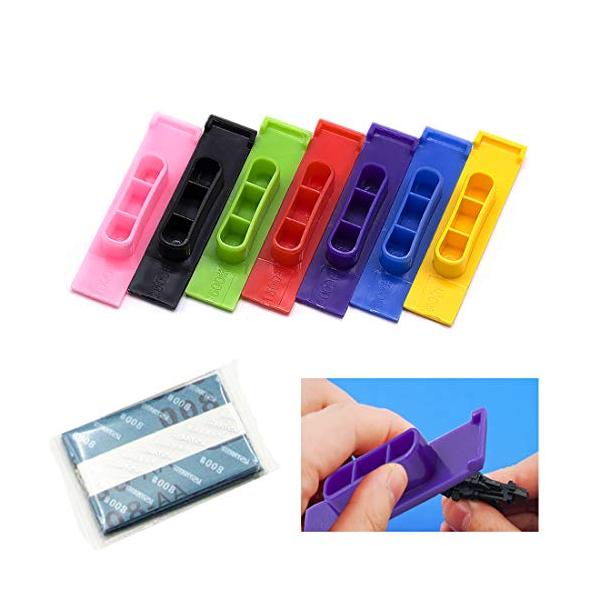 【材質】高品質のABS樹脂でできており、ハイテク素材で作られた洗浄済みの両面ステッカーが装備されており、環境にやさしく臭いがありません。<br>【デザイン】接着力が安定しており、サンドペーパーを繰り返し貼り付けることができ、灰層...