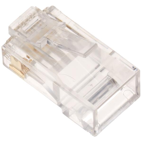 【商品概要】LANケーブル(ケーブルのみ)と合わせてLANケーブルを自作するためのRJ45コネクターです。CAT6/CAT6Aの単線ケーブルおよびヨリ線ケーブルの両方に対応しています。適合ケーブルはLD-GPAL/BU100RS、LD-GP...