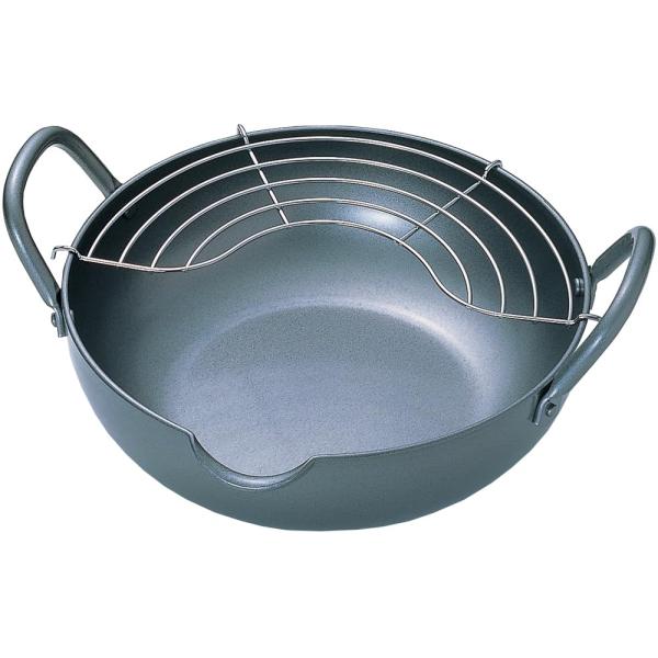 【商品概要】メーカー型番:GT-28Wサイズ:約幅340×奥行き300×高さ130mm、底の厚さ/3.2mm重量:約2950g材質:本体/鉄(シリコン焼付け塗装)、取っ手/鉄(シリコン焼付け塗装)、アミ/鉄(クロムめっき)生産国:日本本体深...