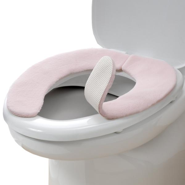 【商品概要】ふんわり肌触りのよい生地を使用した吸着便座シートです。面倒な取り付けは不要です。便座に置くだけで取り付け完了。端を持ち上げれば簡単に外せます。【洗濯】汚れたら、洗濯機で洗えます。【ズレ落ちない】裏面吸着加工を施しているので、便座...