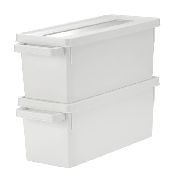 【商品概要】サイズ:約44.9×16.7×16.4cm 1個当たり本体重量:約600g 1個当たり素材・材質:本体・フタ・仕切り=ポリプロピレン,窓=ポリスチロール原産国:日本収納枚数:CD(厚さ10.5mm)36枚,CD(厚さ5.4mm)...