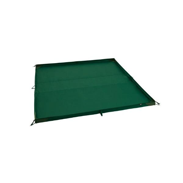 【商品概要】サイズ:使用時/約320×320cm、収納時/約直径35×45cm重量:約2.1kg材質:210Dポリエステルオックス、PVC(コーナー)付属品:スチールペグ、収納ケース虫や草が入りにくいマチ付き【商品説明】シート周囲の立ち上が...