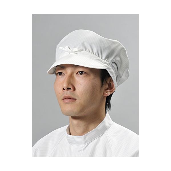 【商品概要】色:ホワイトサイズ:フリーISOクラス7(FED/STDクラス10000)相当品ポリエステル100％【商品説明】商品紹介●前ひもで大きさの調整が可能です。●毛髪の落下混入防止に効果的です。●メッシュ素材を使用しているので蒸れ感が...