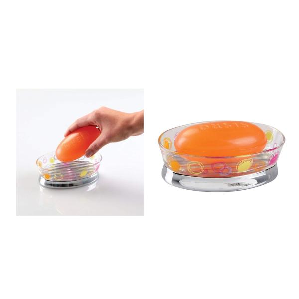 【商品概要】サイズ:9 cm x 12.75 cm x 2.5 cm石鹸が乾きやすい水切り付き流し台を石鹸垢から守るデザイン明るく目立つデザイン耐久性の高いプラスチック製。アクセントはクロム仕上げ。【商品説明】【商品詳細】ブランド：インター...